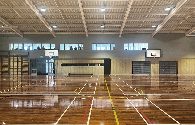 Northcote College gym refurbishment - Naylor Love, Commercial Construction
